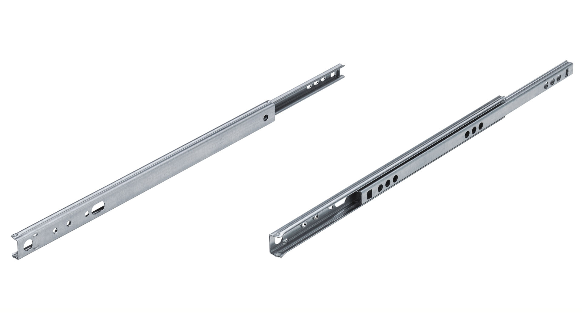 Telescopic slide partial extension 017 | up to 15 kg (33.07 lbs ...