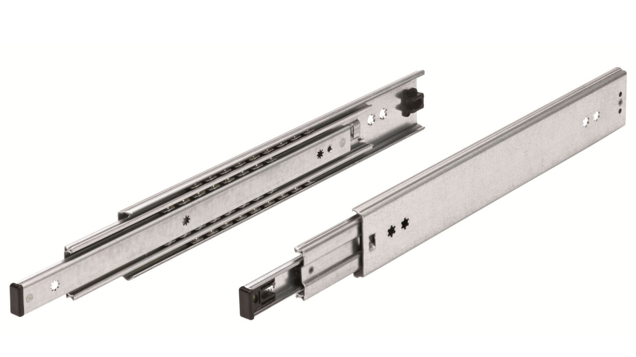 Telescopic slide full extension 038 | up to 90 kg (198.41 lbs) - Schock ...